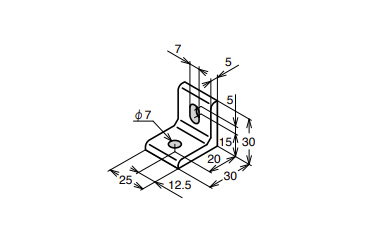 ABL-3025-6 | M6シリーズ スタンダードブラケット ABL | エヌアイシ・オートテック | MISUMI-VONA【ミスミ】