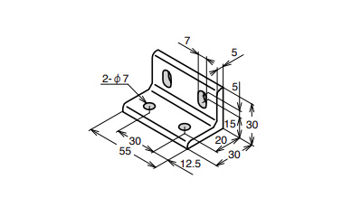 ABL-3025-6 | M6シリーズ スタンダードブラケット ABL | エヌアイシ・オートテック | MISUMI-VONA【ミスミ】